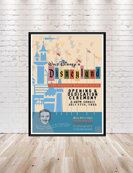 Disneyland Walt Disney World Poster – CraftCentralCompany