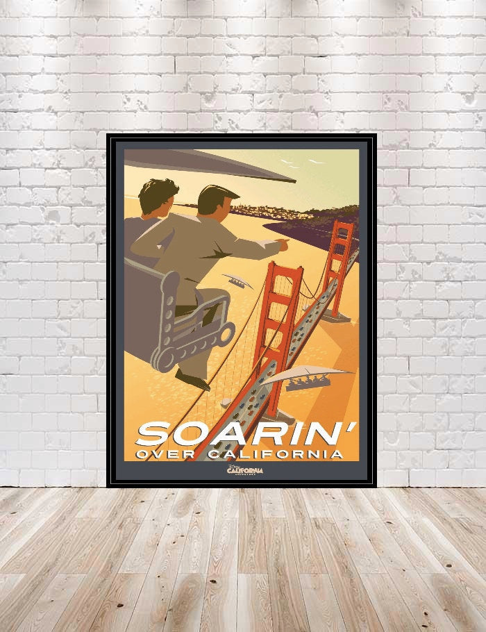 Soarin Over California Vintage Epcot Poster – CraftCentralCompany