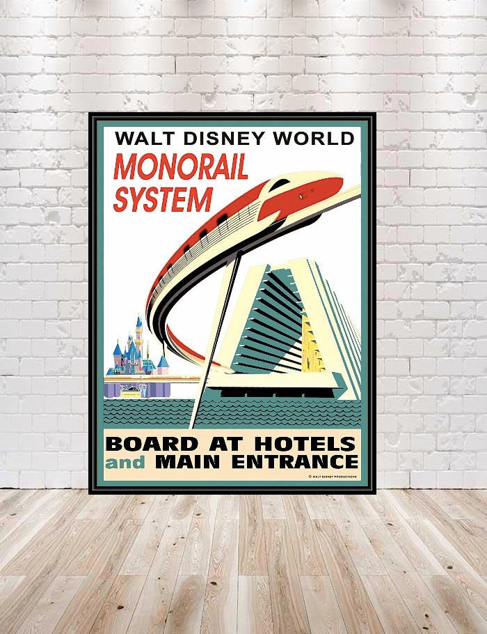 Monorail System Attraction Poster – CraftCentralCompany