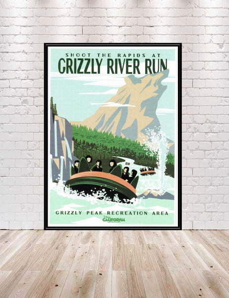 Grizzly River Run Disney Poster – CraftCentralCompany