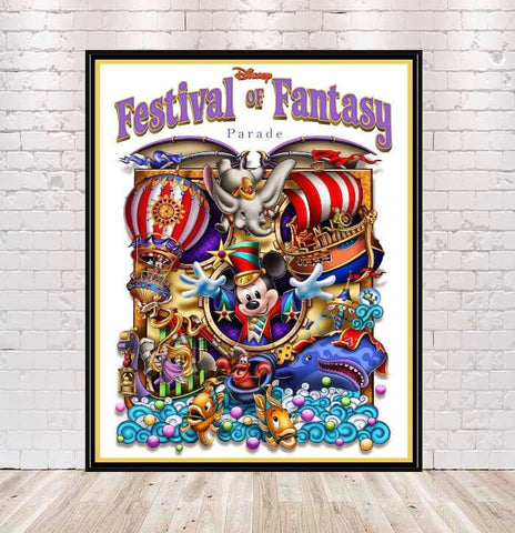 Festival of Fantasy Main Street Parade Poster–CraftCentralCompany